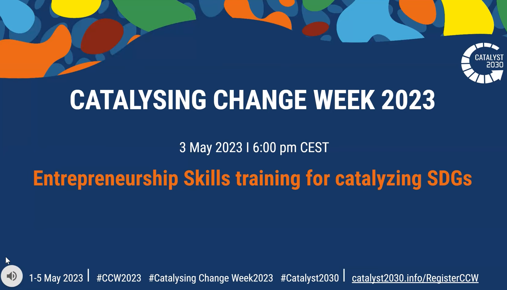 Entrepreneurship Skills training for catalyzing SDGs – Catalyzing ... Entrepreneurship Skills training for catalyzing SDGs – Catalyzing ...
